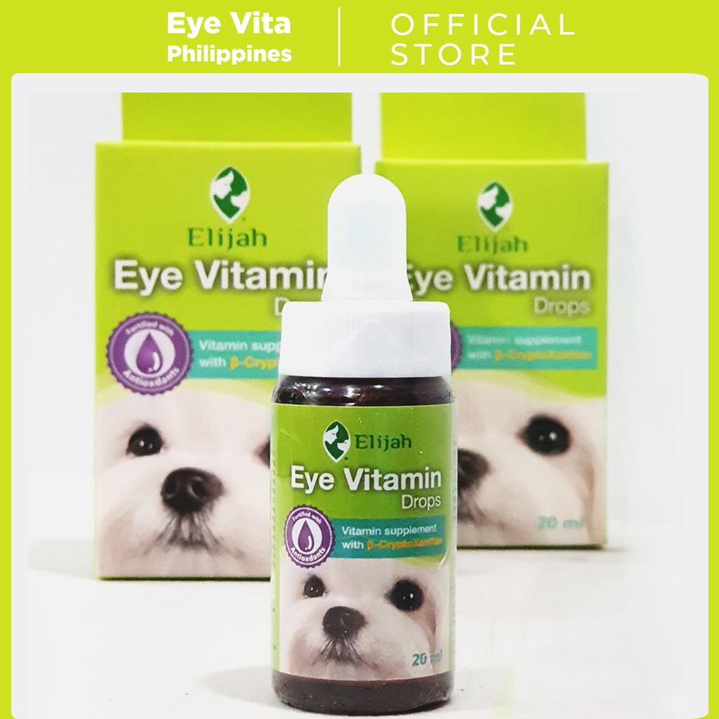 EYE VITA DROPS Tear Stain Remover for dogs and cats new packaging eye ...