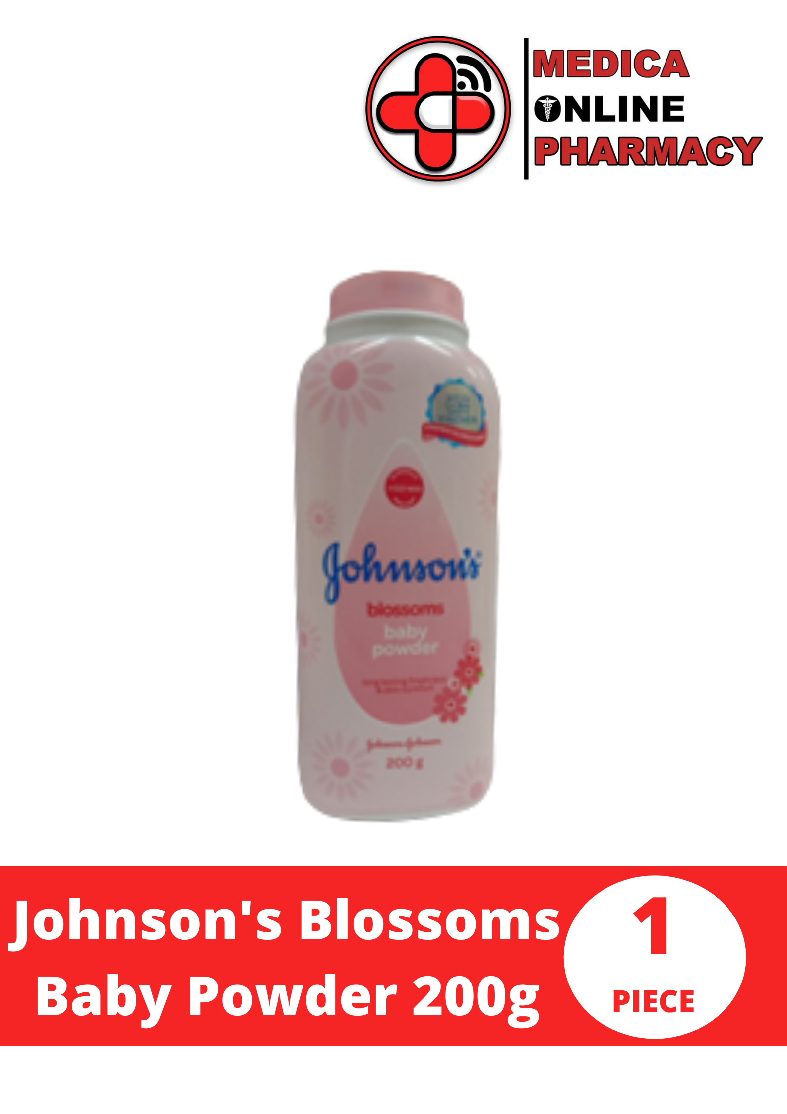 Johnson's Blossoms Baby Powder 200g for Long lasting freshness & skin ...