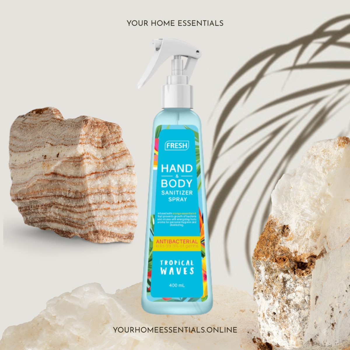 FRESH TROPICAL WAVE HAND AND BODY SANITIZER SPRAY 400ml | Lazada PH