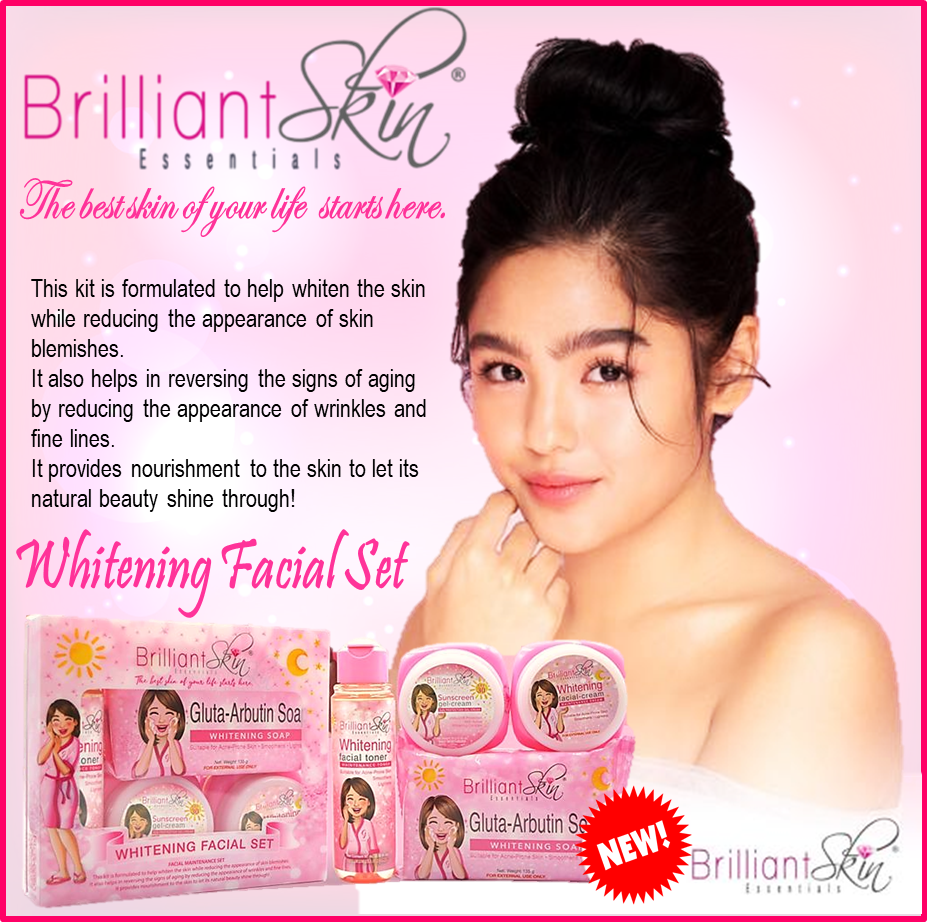 Brilliant Skin Essentials Whitening Facial Set - Maintenance Set ...