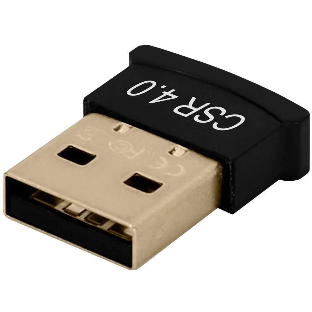 Nano Bluetooth 4.0 USB Black Mini Adapter Dongle Wireless Transmitter ...