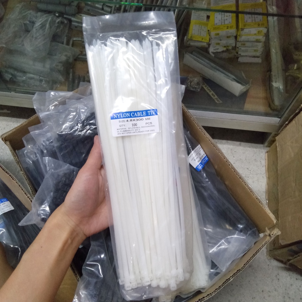 100PCS/PACK Durable Nylon Cable Tie Dupont PA66 (100mm to 450mm) Zip Tie | Lazada PH