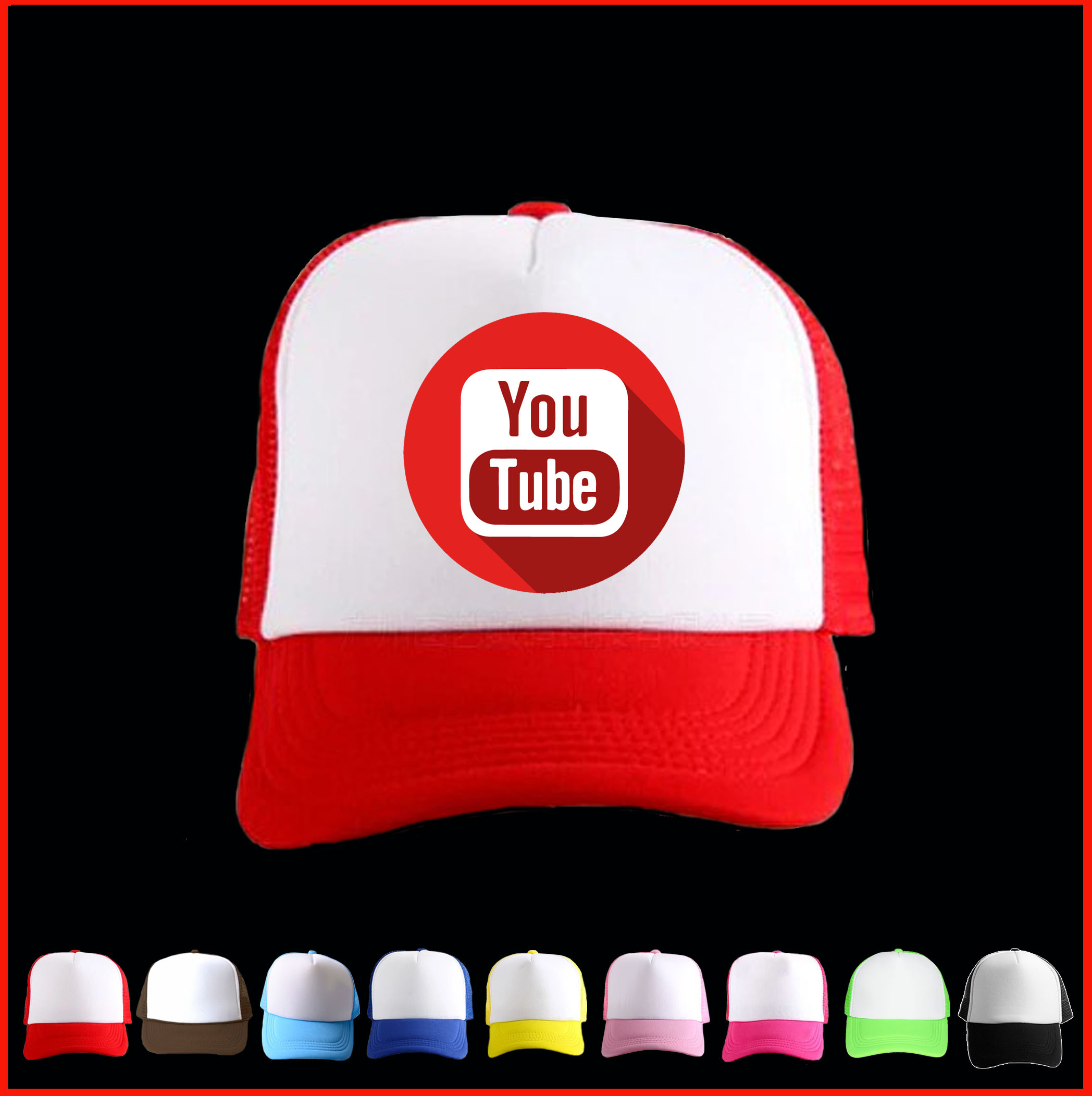 Youtube Round Logo Cap | Lazada PH