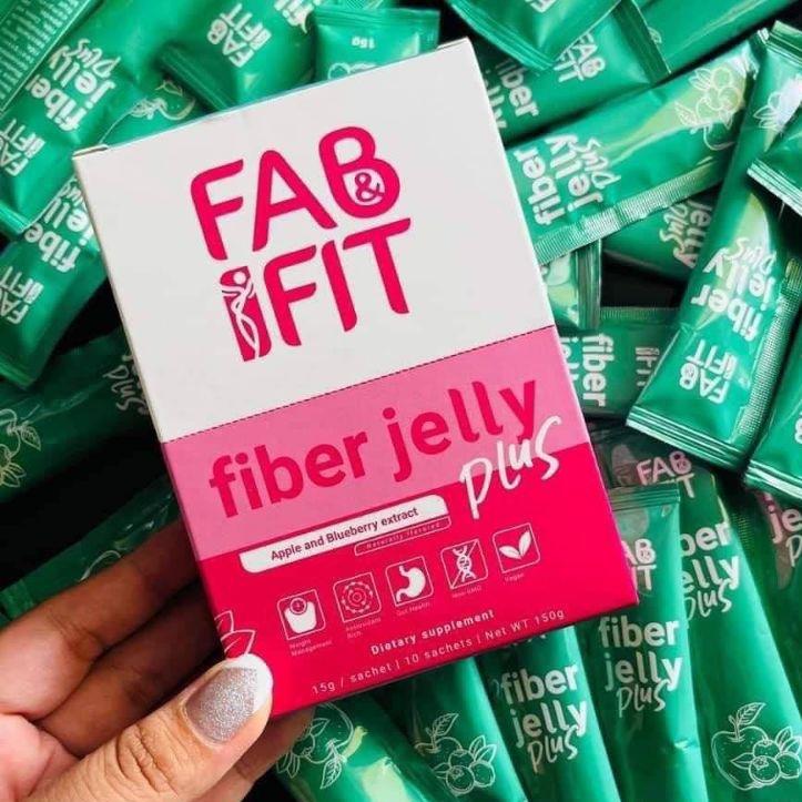 FAB FIT Fiber Jelly 10 sachets [Authorized Distributor] w/ FREEBIE ...