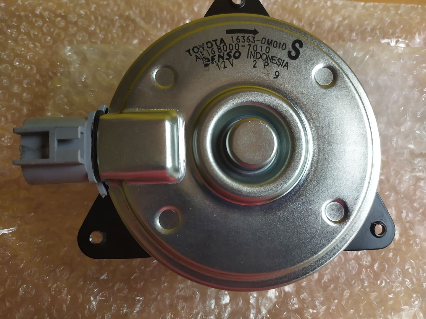 Toyota Vios Gen1 and Corolla Altis 9th GEN Aux fan motor Condenser Fan ...