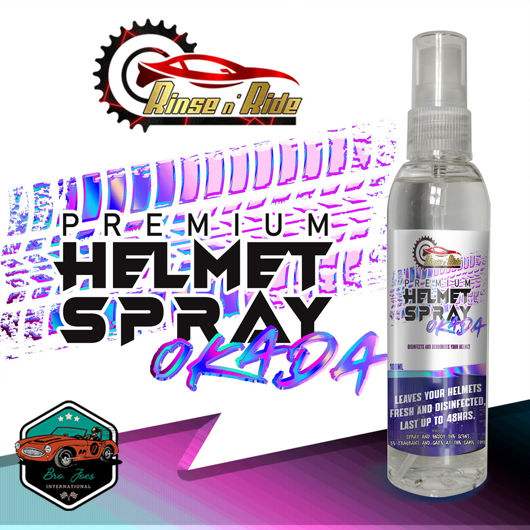 BRO. JOES Helmet Spray Deodorizer (100ml) | Amoy Pawis No More | Okada ...