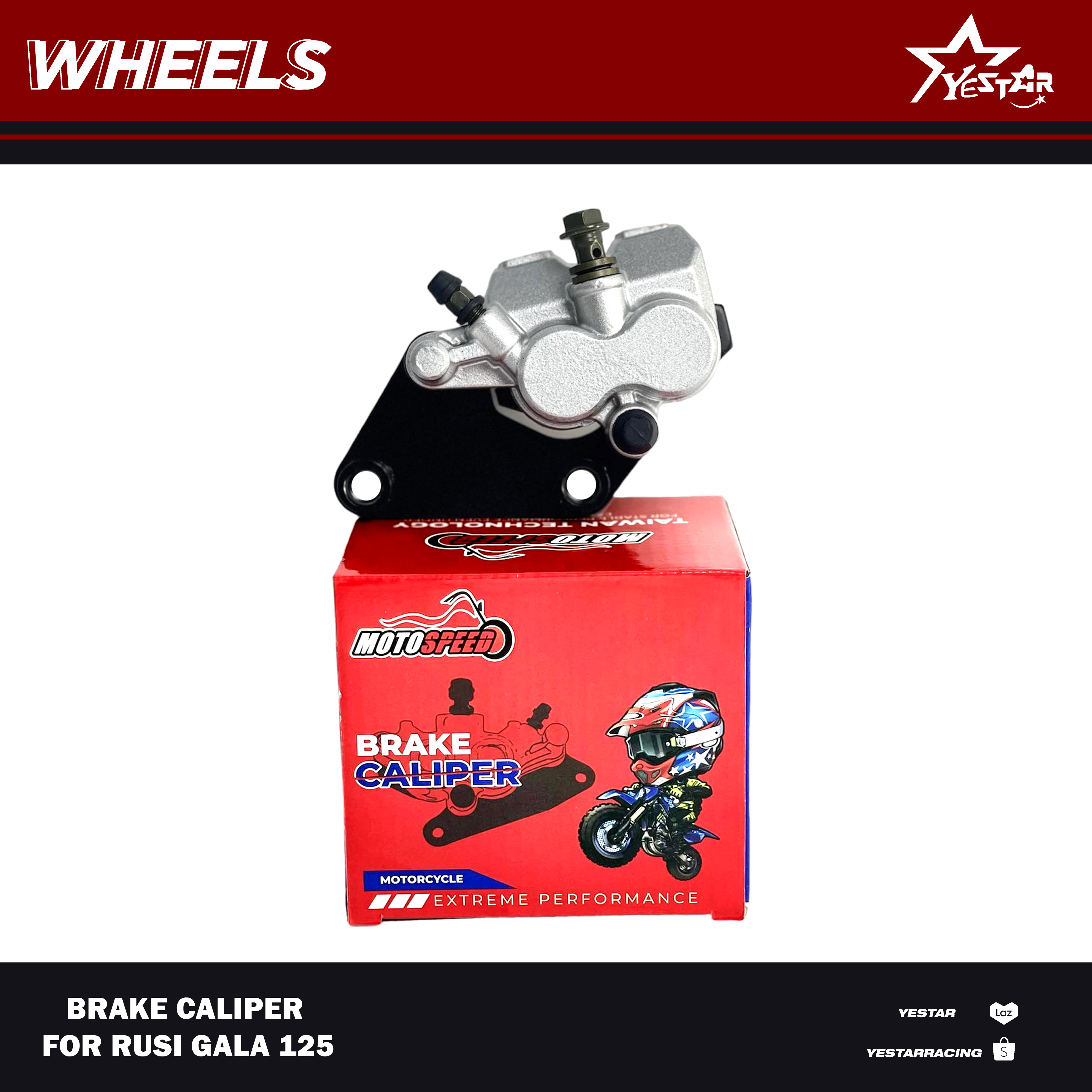 Yestar Racing Brake Master Caliper For Rusi Gala 125 Motorcycle ...