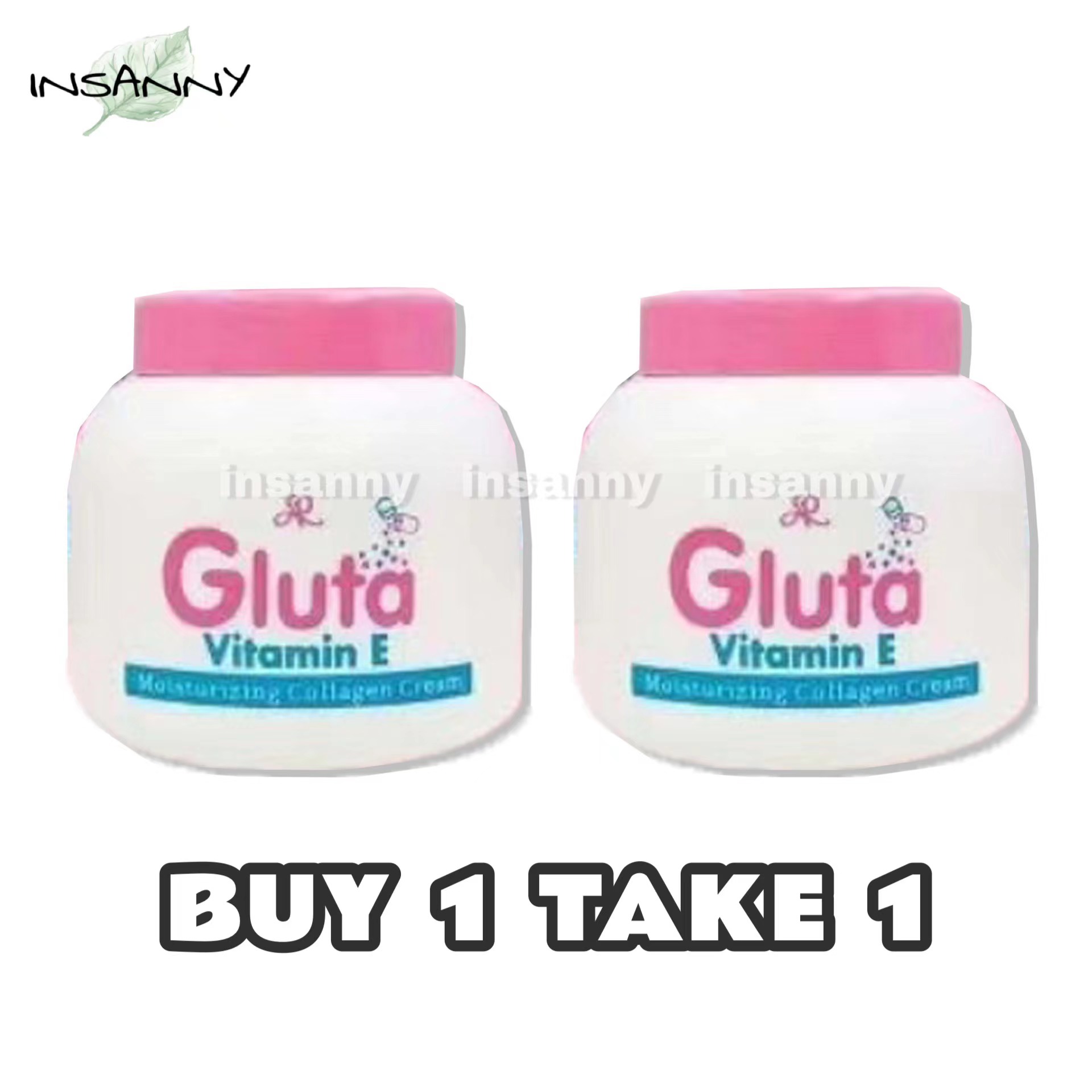 ( SET OF 2 ) Gluta Vitamin E Moisturizing Collagen Cream 200g | Lazada PH