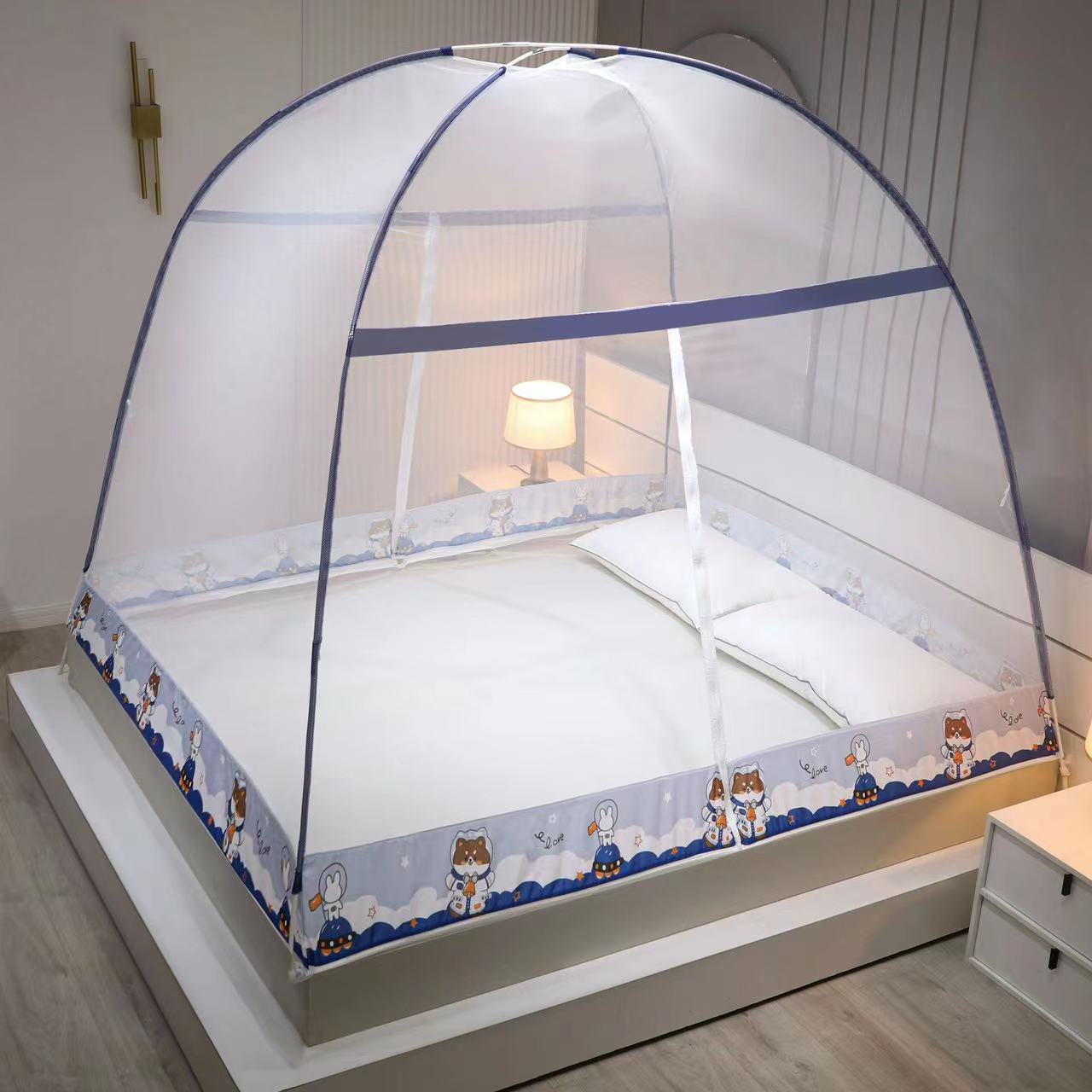 Foldable Character Design Mosquito Tent King Size 1.8m | Lazada PH