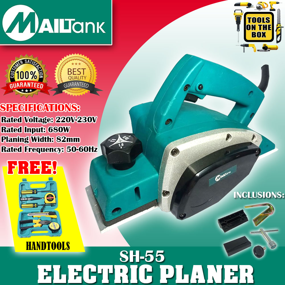 MailTank Electric Planer SH55 with Free Handtools | Lazada PH
