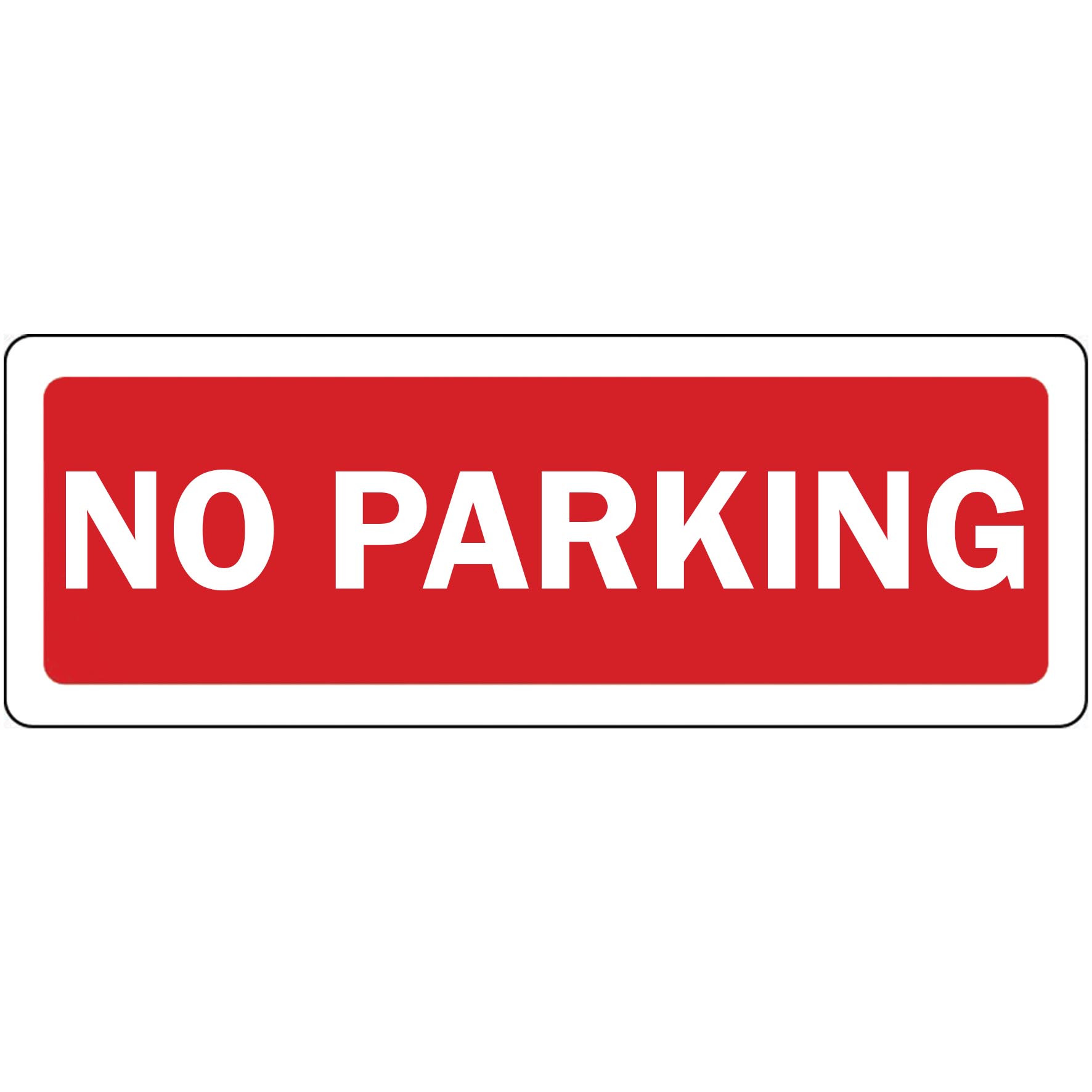 No Parking - Red - Laminated Signage Waterproof - 4 x 11 inches | Lazada PH