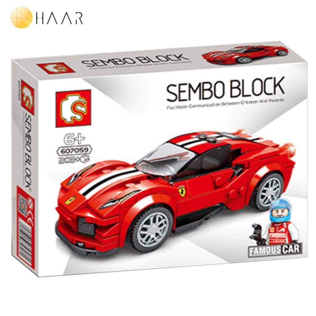 Famous Car Sembo Block 607059 Red | Lazada PH