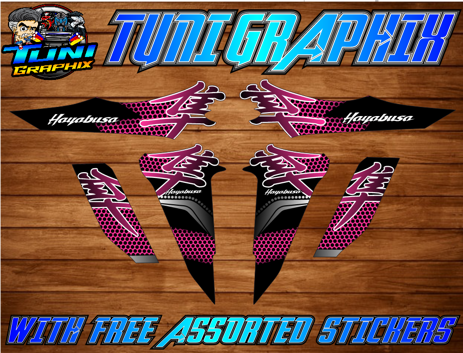 HONDA CLICK 125 V2 HAYABUSA DECALS (NON FADE/HIGH QUALITY PRINT ...