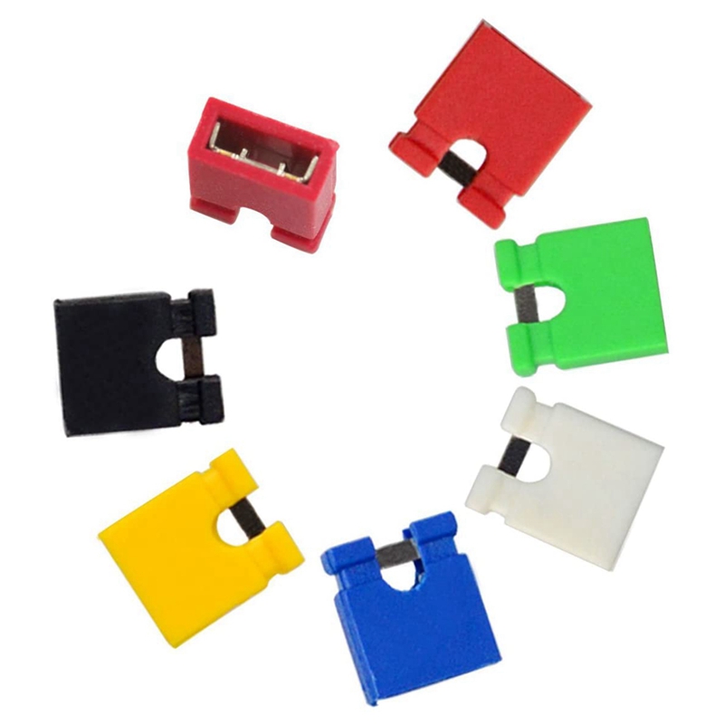 100Pcs 2.54MM Jumper Cap Open Type Shorting Cap Shorting Block Shorting ...