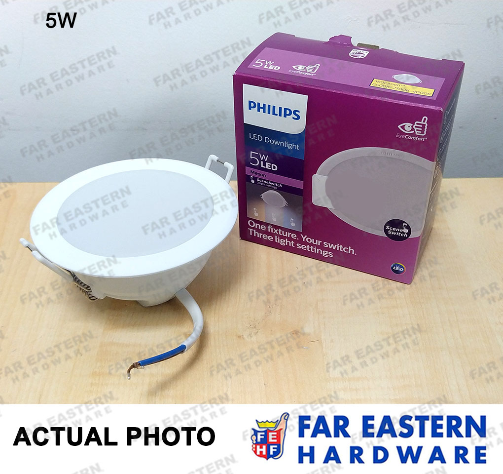 PHILIPS Scene Switch LED Down Light Meson Recessed Colors Warm / Cool ...