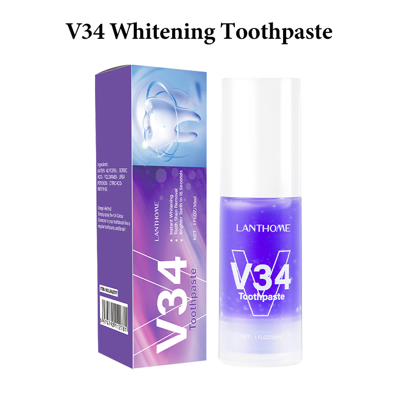 hismile v34 teeth whitening hismile toothpaste purple toothpaste v34 ...