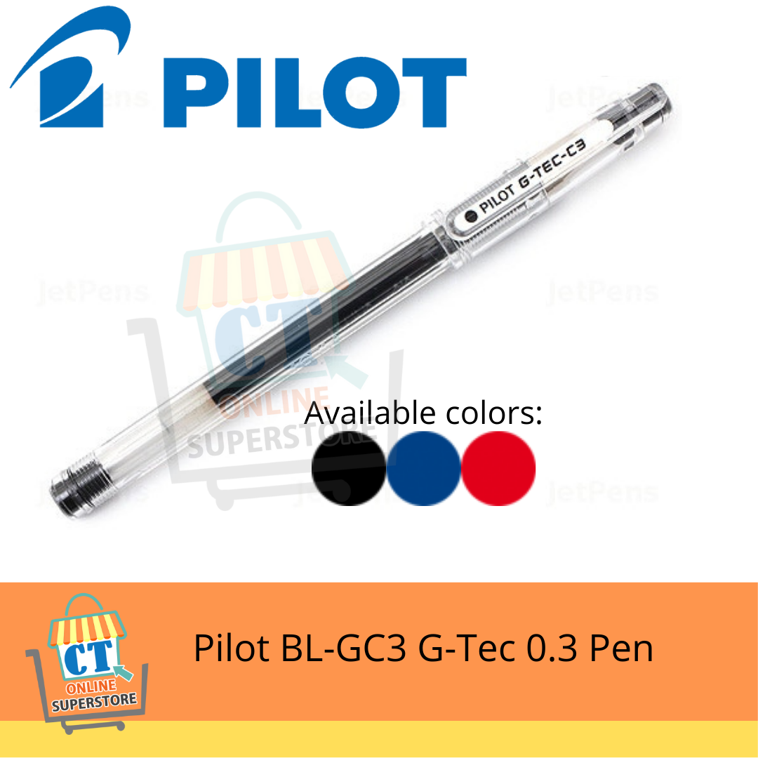 Pilot BL-GC3 G-TEC 0.3 Gel Pen (Refillable) | Lazada PH