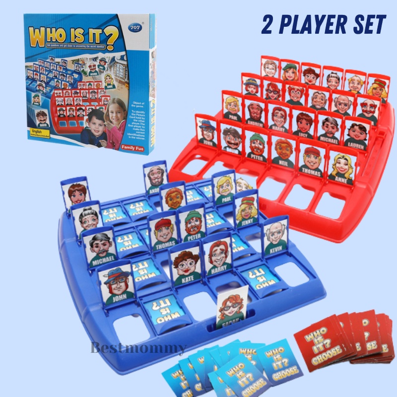 flash sales BESTMOMMY Family Guessing Game Who Is It Classic Board Game ...