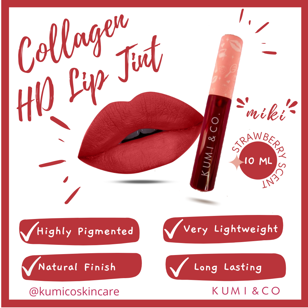 Kumi & Co Miki Collagen HD Lip Tint 10ML | Lazada PH