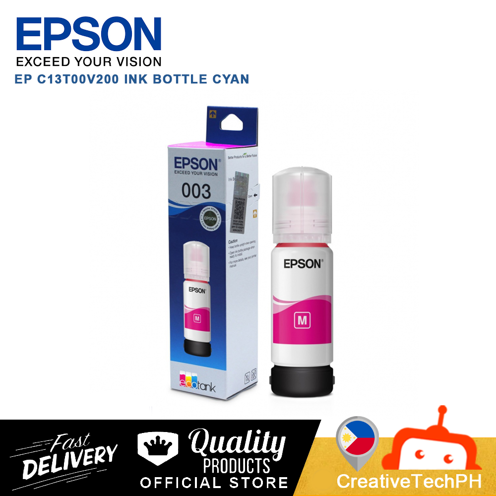 EPSON T00V300 (003) MAGENTA INK BOTTLE | Epson | Lazada PH