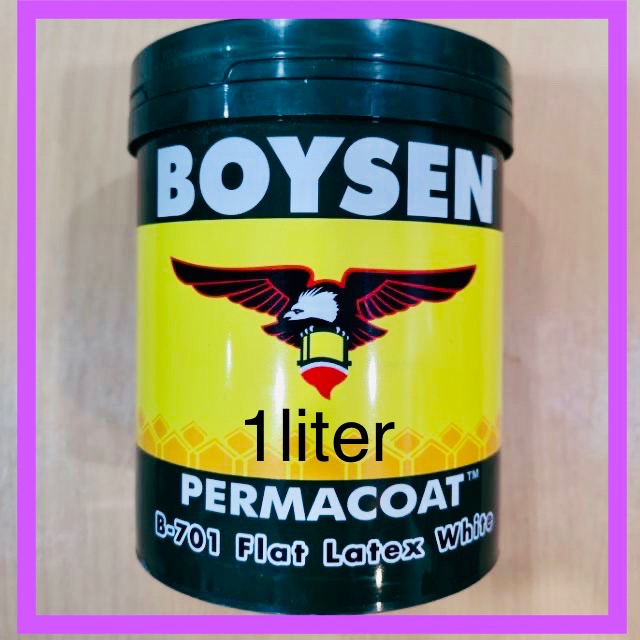 Boysen Permacoat Latex Water base 1 Liter for Stone, Cncrete and Wood ...