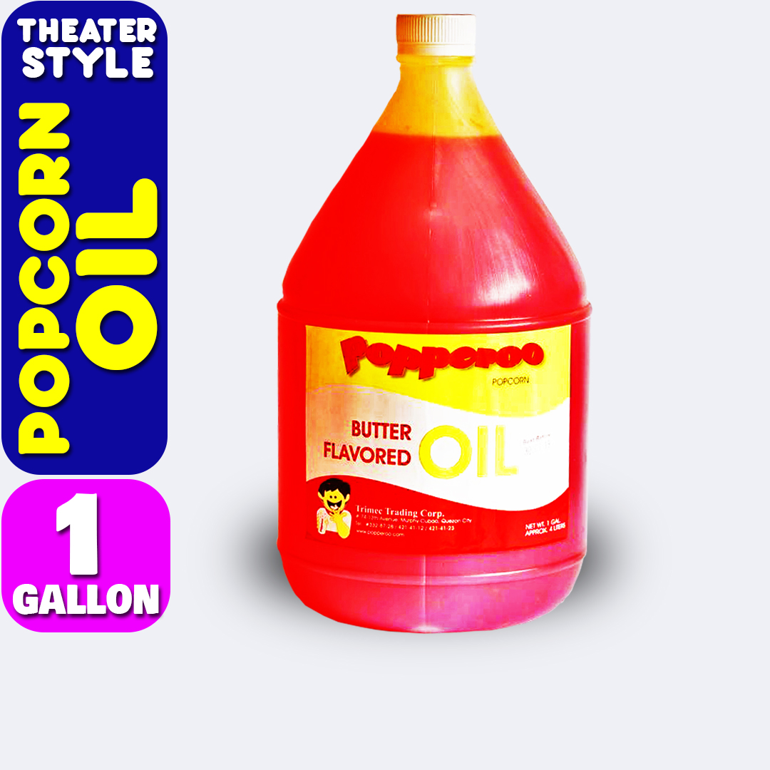 POPPEROO Theater style Popcorn Oil (1 Gallon) | Lazada PH