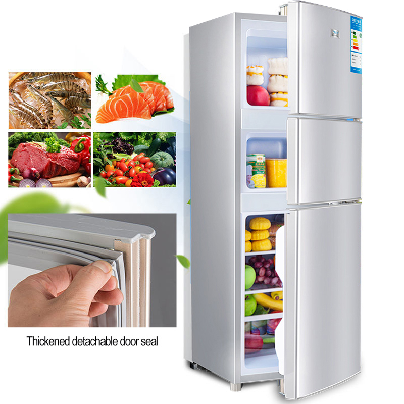 Hamle Refrigerator With Freezer HD Inverter 2-Door Small Refrigerator ...
