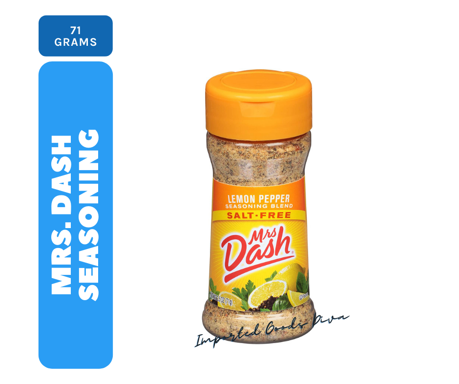Mrs. Dash Lemon Pepper Seasoning Blend, Salt Free, 71g | Lazada PH