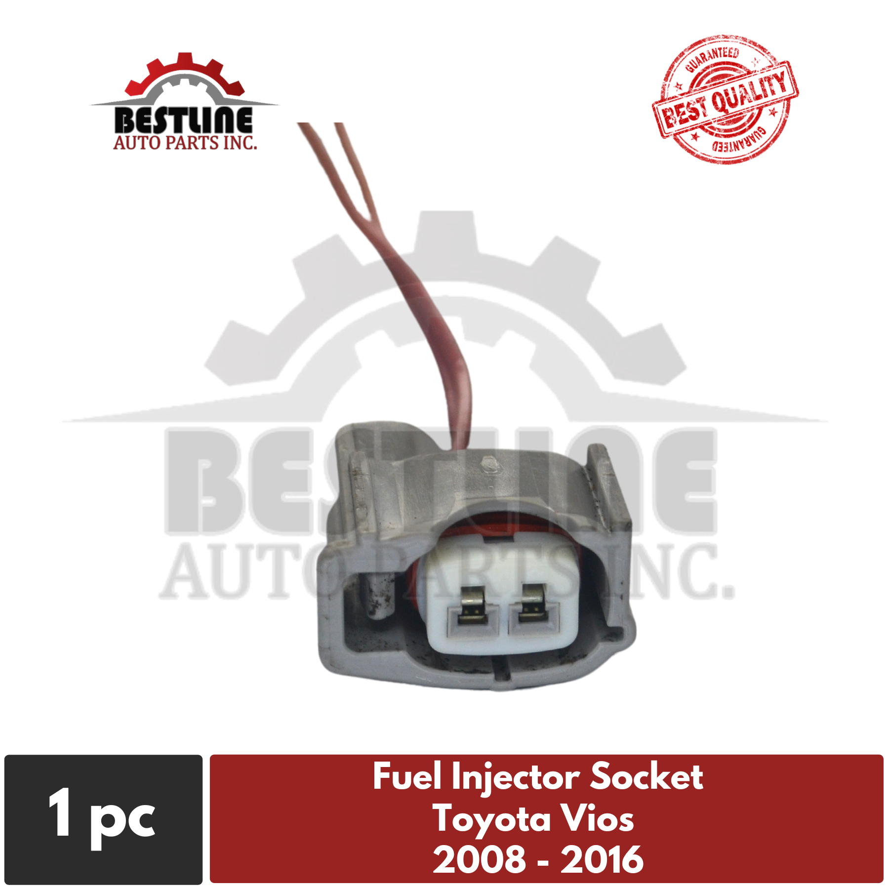 Fuel Injector Socket Two (2) Pins for Toyota Vios First Second Third ...