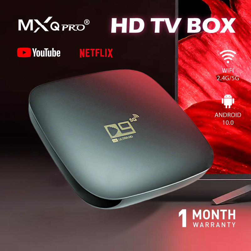 Mxq Pro 4k Android Tv Box 5g Latest Version 8G RAM+128G ROM D9 Smart ...