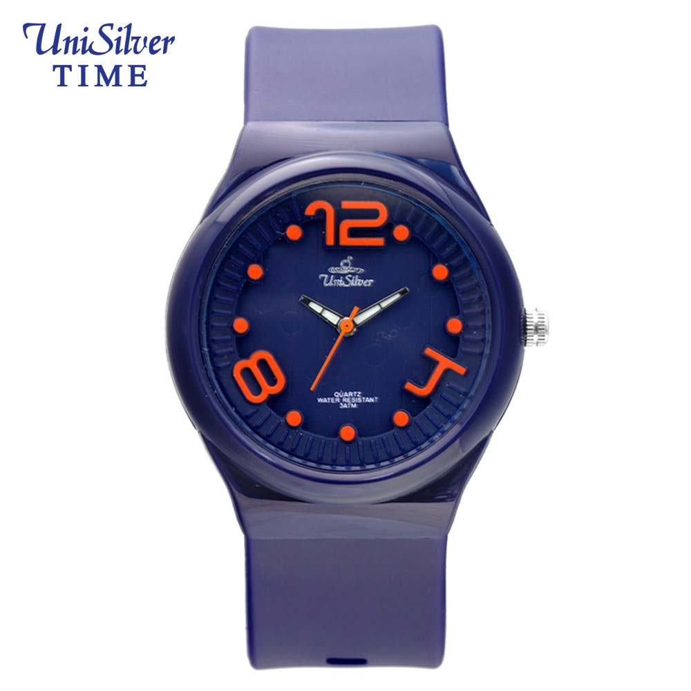 UniSilver TIME Polka Top FLXY Women's Dark Teal Watch KW1468-2105 ...