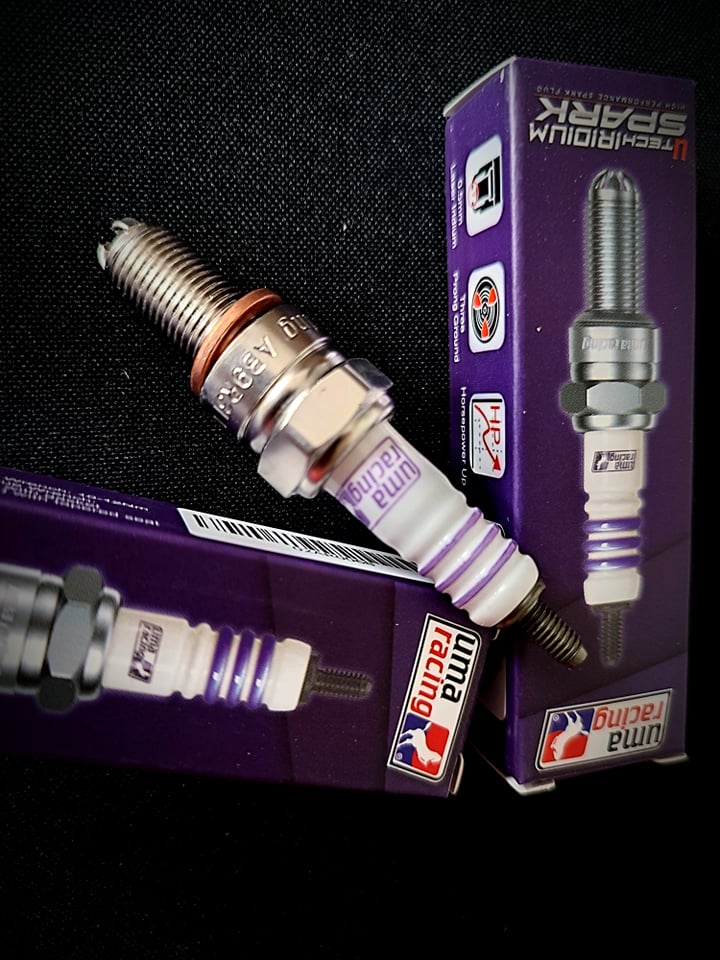 UMA IRIDIUM SPARK PLUG HIGH PERFORMANCE SPARKPLUG FOR SUZUKI RAIDER 150 ...