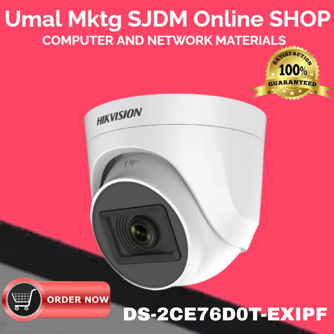 HIKVISION DS-2CE76D0T-EXIPF 2MP FIXED TURRET CAMERA | Lazada PH