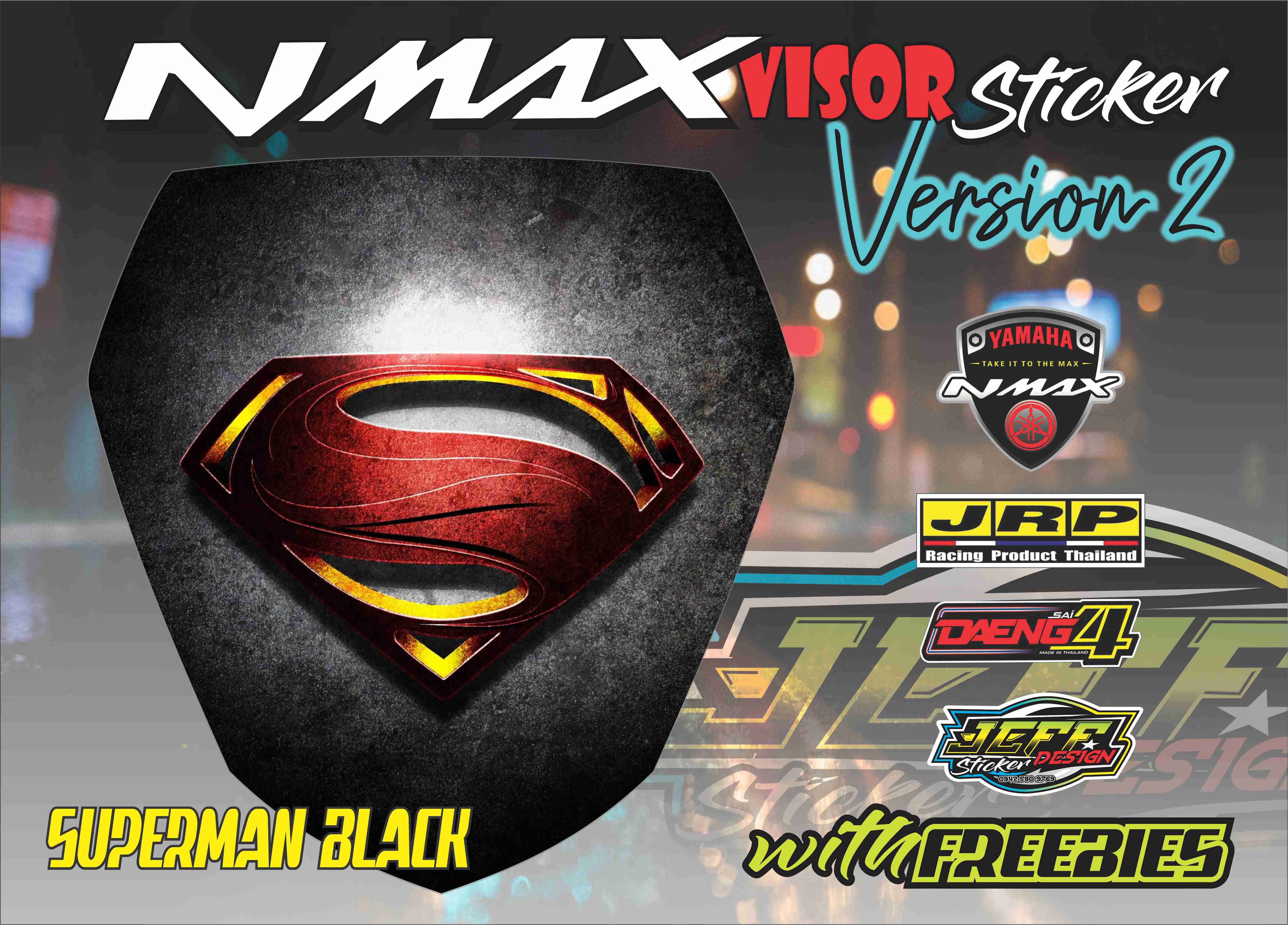 nmax visor sticker v2 | Lazada PH
