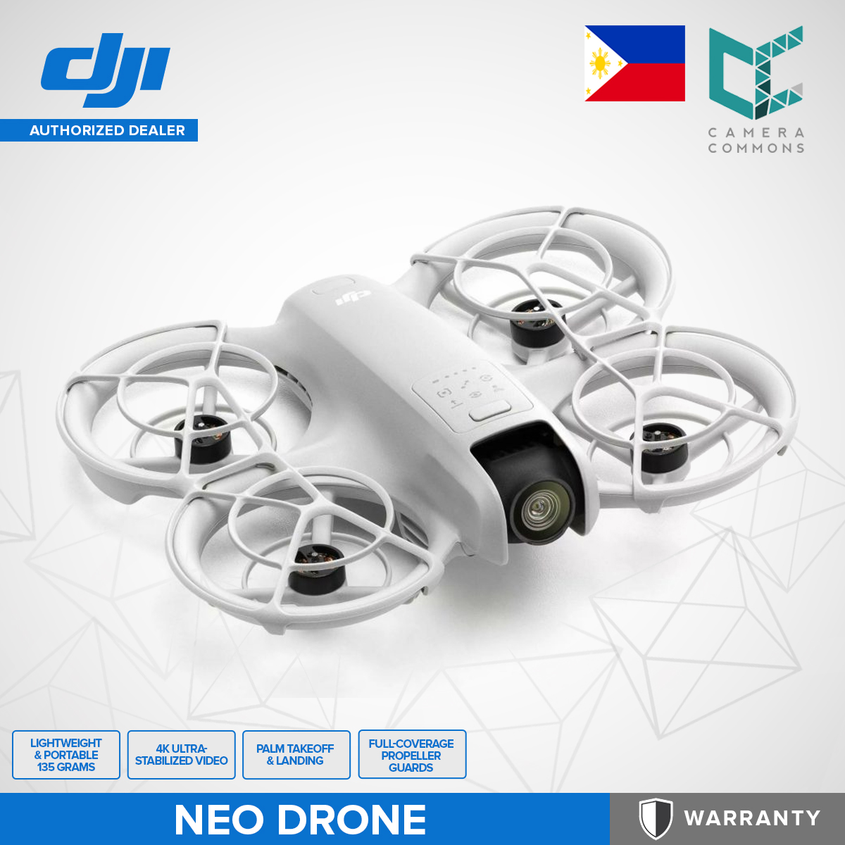 DJI Neo Drone Standard and Fly More Combo Lightweight Portable Palm ...
