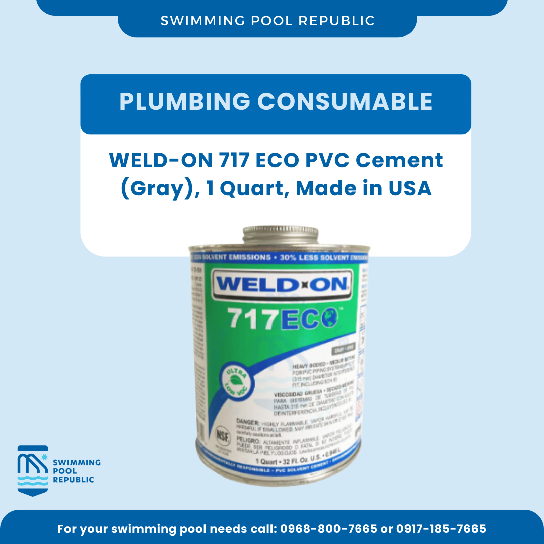 PLUMBING CONSUMABLES, WELD-ON 717 ECO PVC Cement (Gray), 1 Quart, Made ...