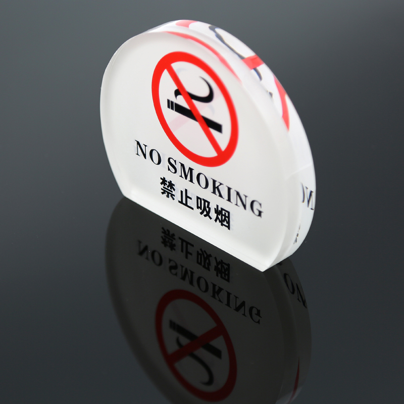 No smoking in stock, no smoking, acrylic table sign, hotel, restaurant ...
