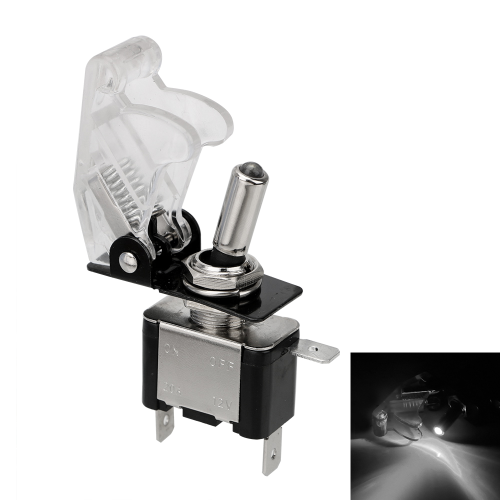 LED Switch Interior Parts Toggle Switch SPST Toggle Rocker Switch With ...