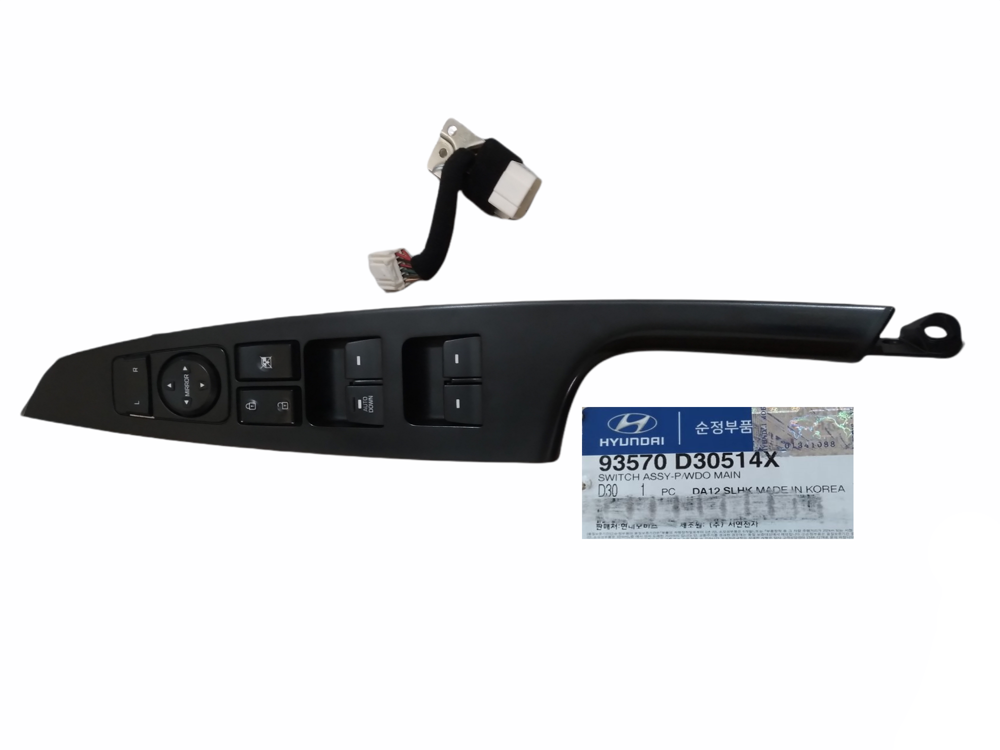 [ORIGINAL] 93570D30514X POWER WINDOW MAIN SWITCH ASSEMBLY HYUNDAI ...