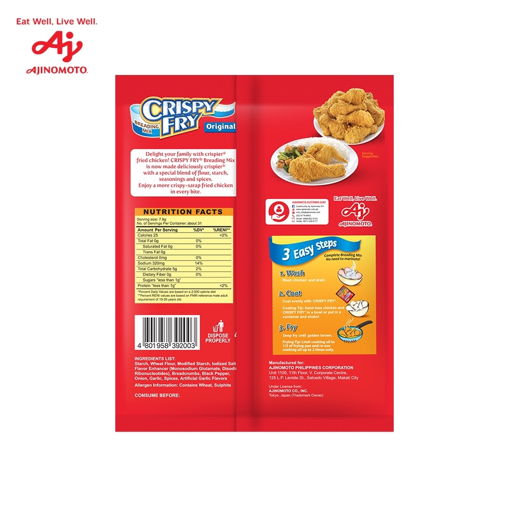 CRISPY FRY® Breading Mix Original 238g | Lazada PH