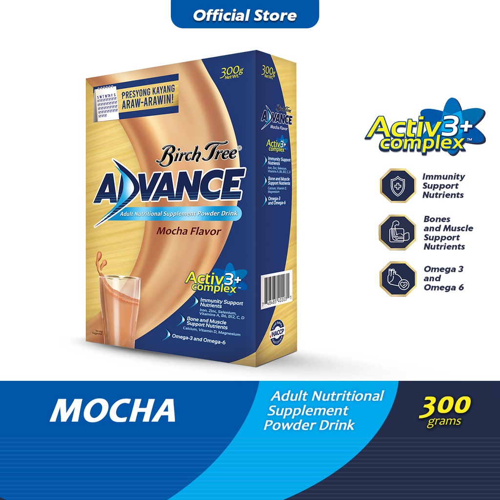 Birch Tree Advance Adult Milk Mocha 300g | Lazada PH