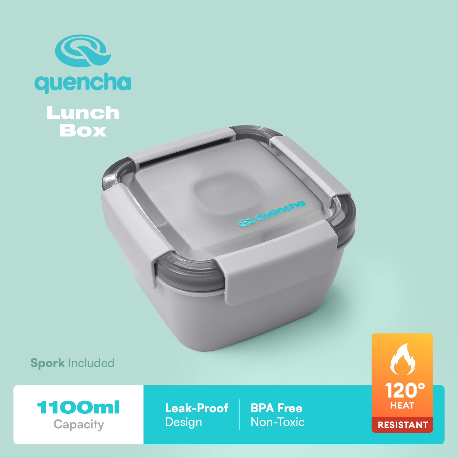 QUENCHA 1100ml Bento Lunch Box | Lazada PH