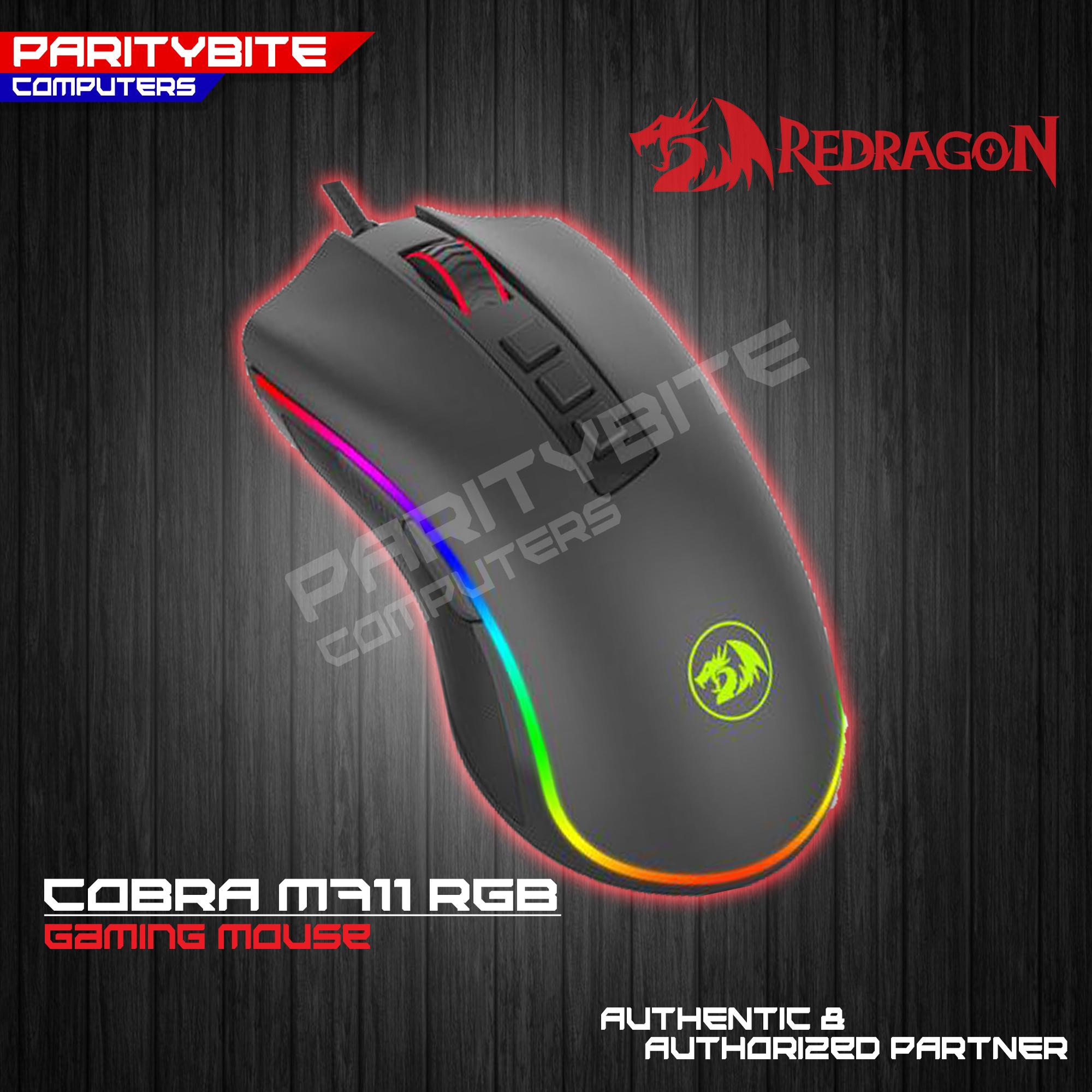 Redragon M711 COBRA Gaming Mouse with 16.8 Million RGB Color Backlit ...
