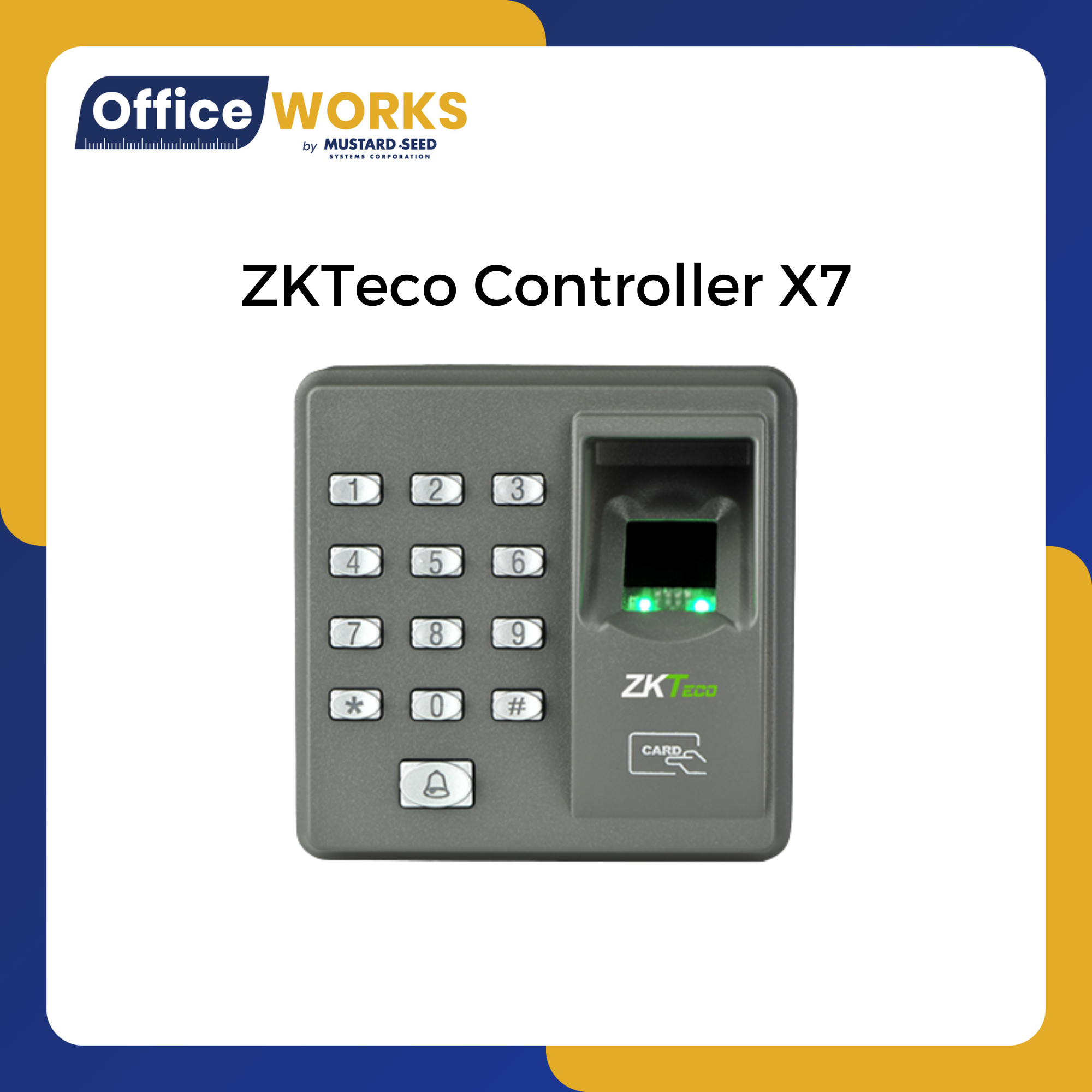 ZKTeco Controller X7 / Biometric Fingerprint /Access Control Reader ...
