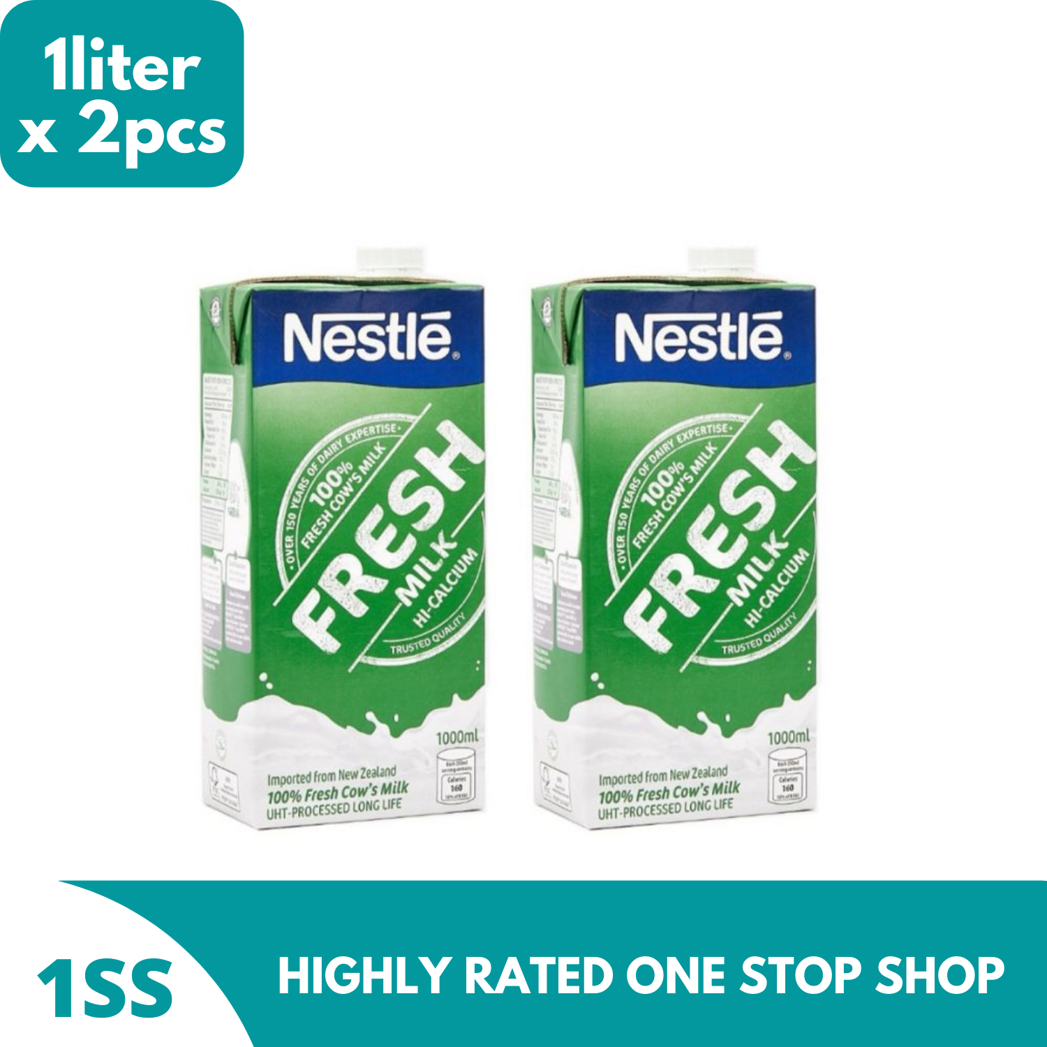 NESTLÉ Fresh UHT Milk 1L x 2pcs | Lazada PH