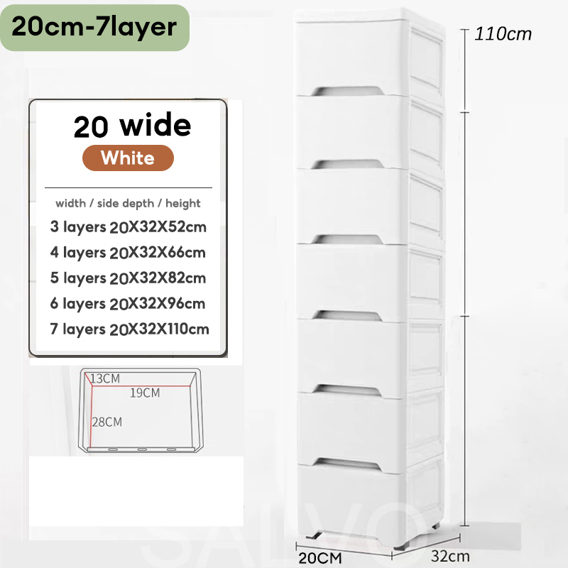 SALVO Drawer Cabinet Furniture Cabinet Clothes Storage Cabinet Locker ...