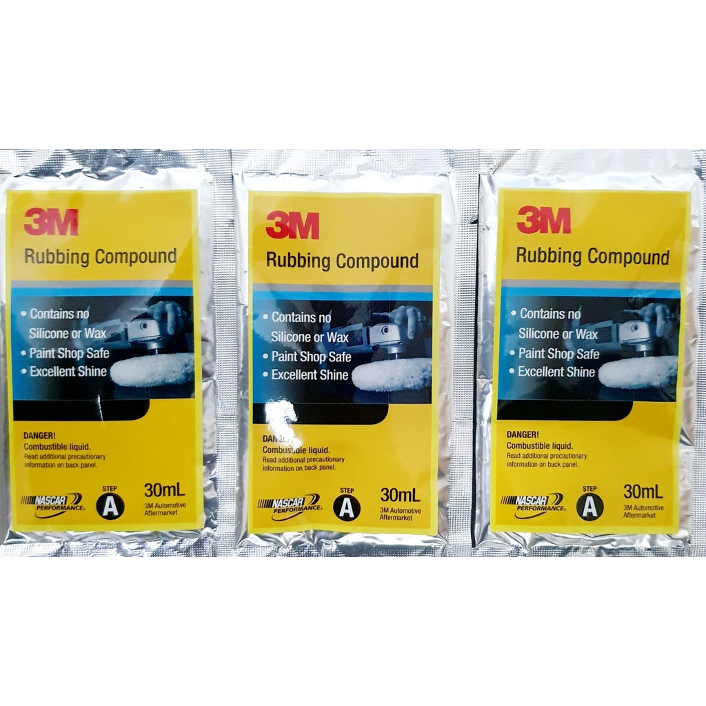 ♤3M Rubbing Compound 3 PIECES OF 30ML SACHETS- B7053♣ | Lazada PH