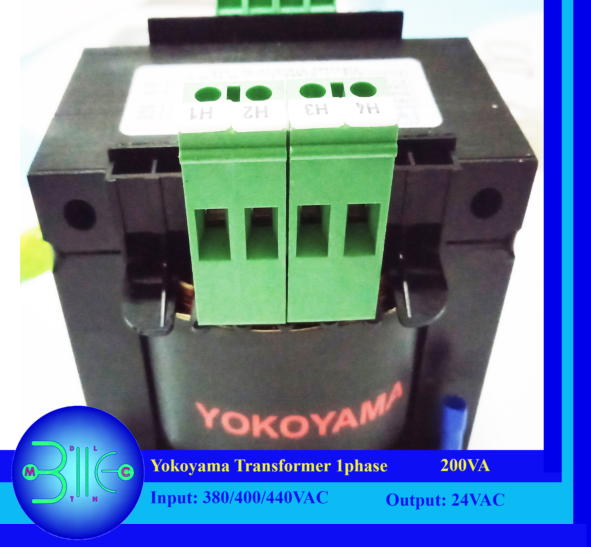 24V Yokoyama Control Transformer Rating Capacity: 200VA, Primary Voltage: 220VAC/440VAC ...