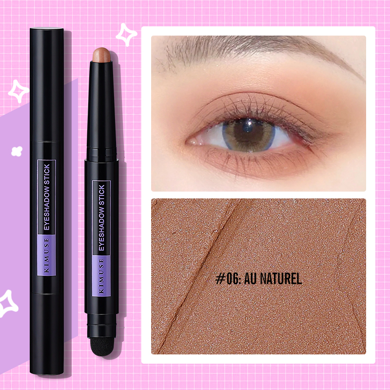 KIMUSE 6 Colors Dual-head EyeShadow Highlighter Eyeshadow Stick with ...
