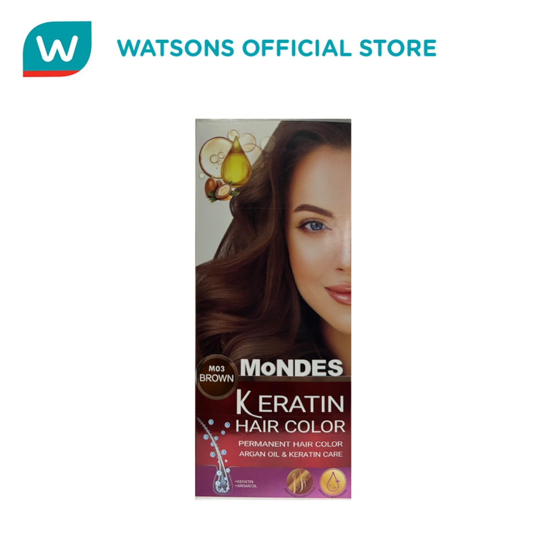 MONDES Keratin Color M03 Brown 100ml | Lazada PH